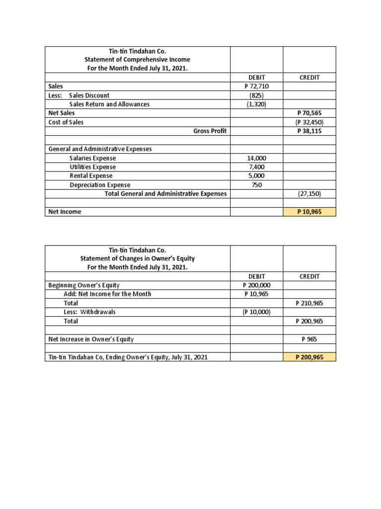 Perpetual - Financial Statements | Download Free PDF | Debits And ...