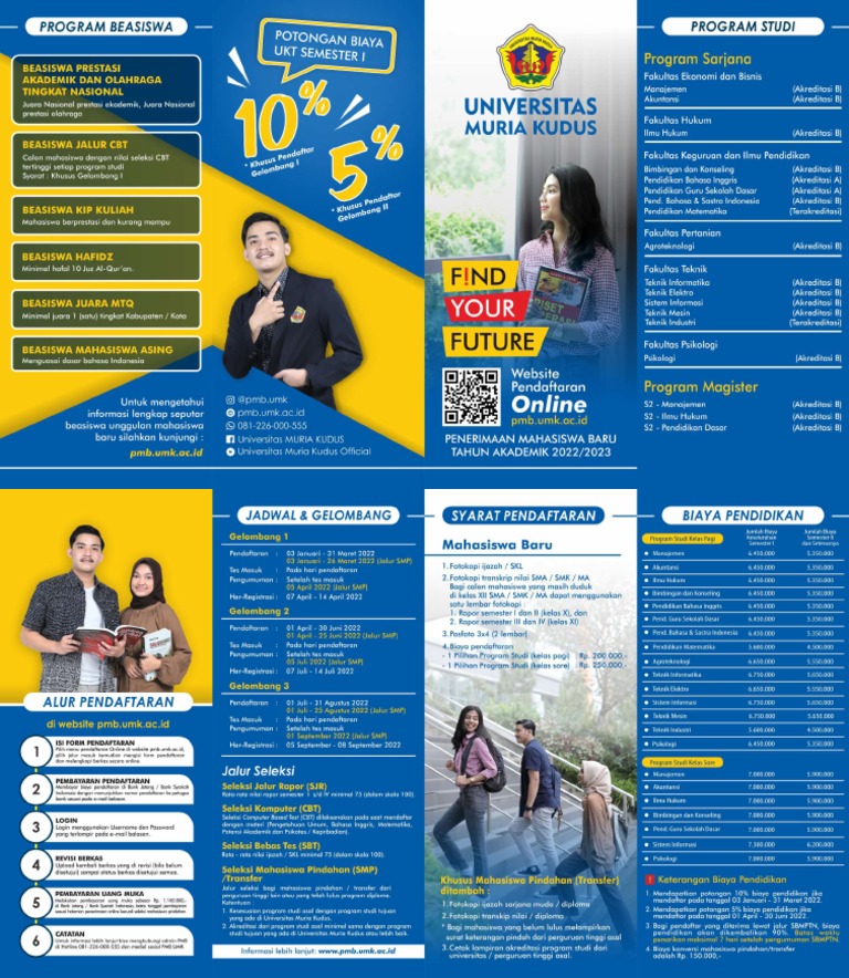 Brosur PMB UMK 2022-2023 | PDF