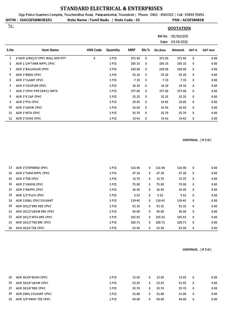Asirvad CPVC Pipes and Fittings | PDF | Public Finance | Public ...