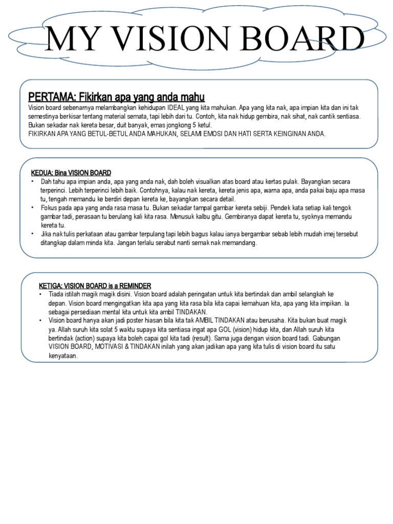 My Vision Board | PDF