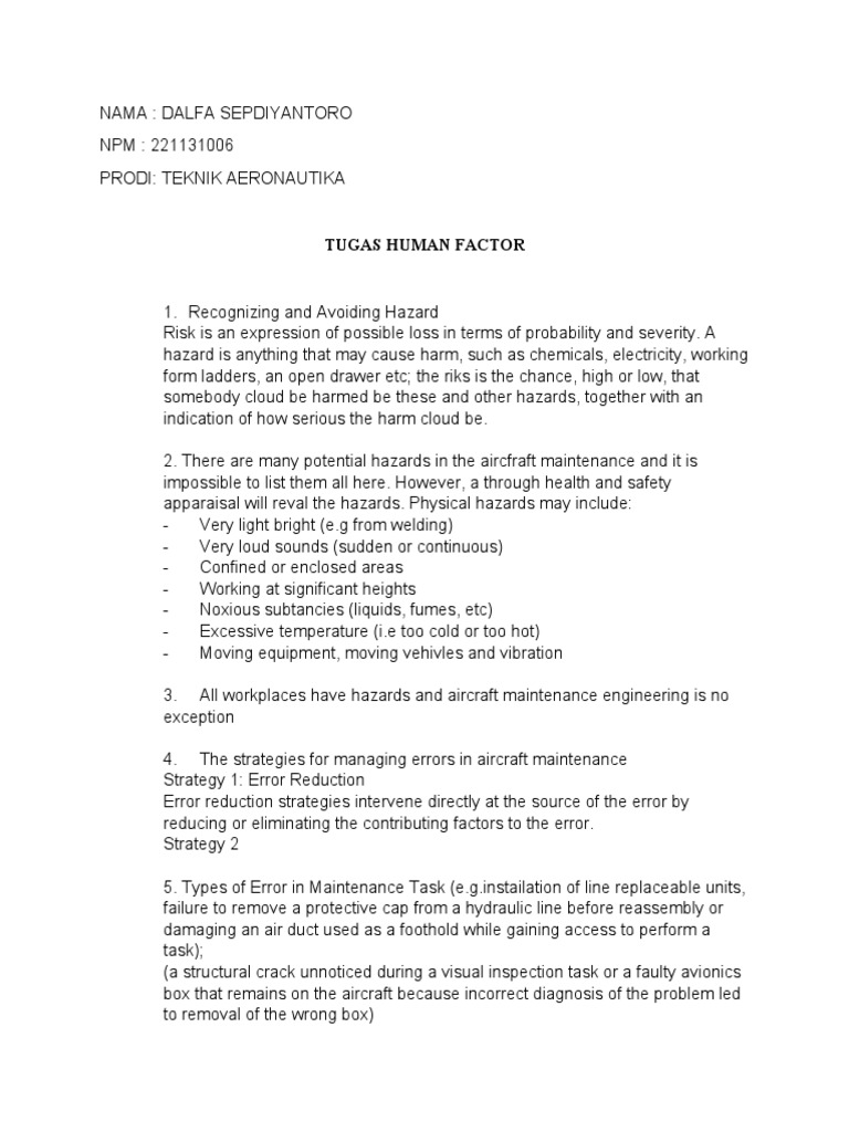 Tugas Human Faktor Dalfa | PDF | Motivational | Motivation