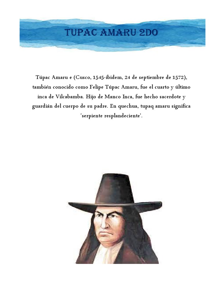 Tupac Amaru 2do | PDF