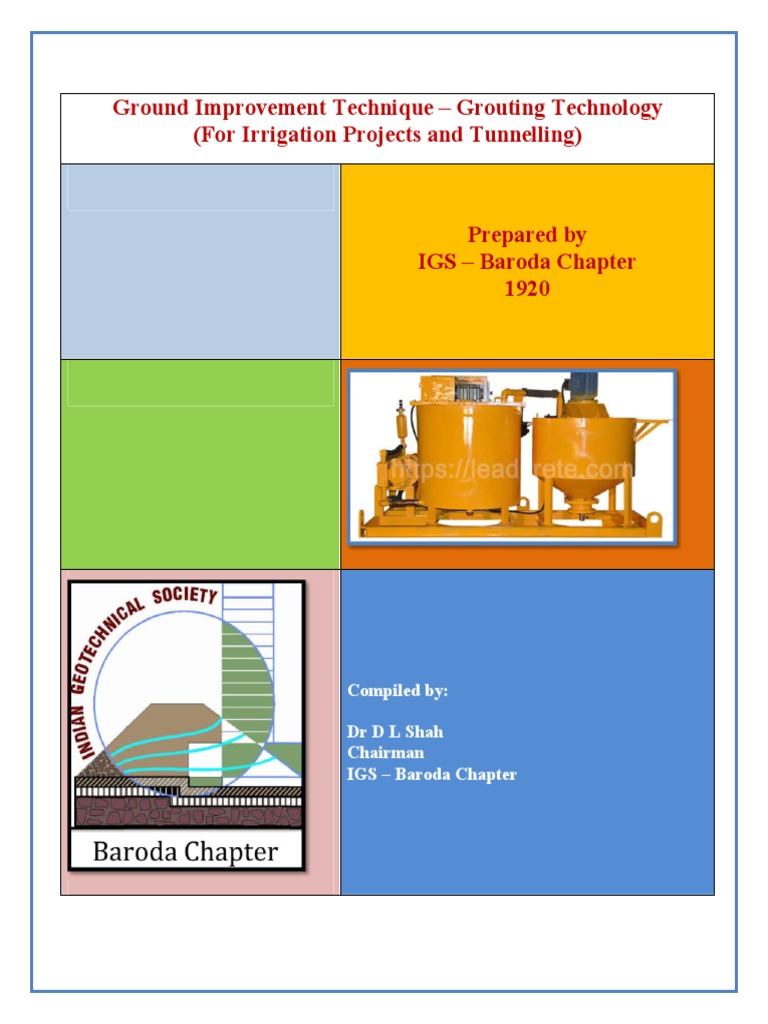 Ground Improvement Technique - Grouting Technology (For Irrigation ...