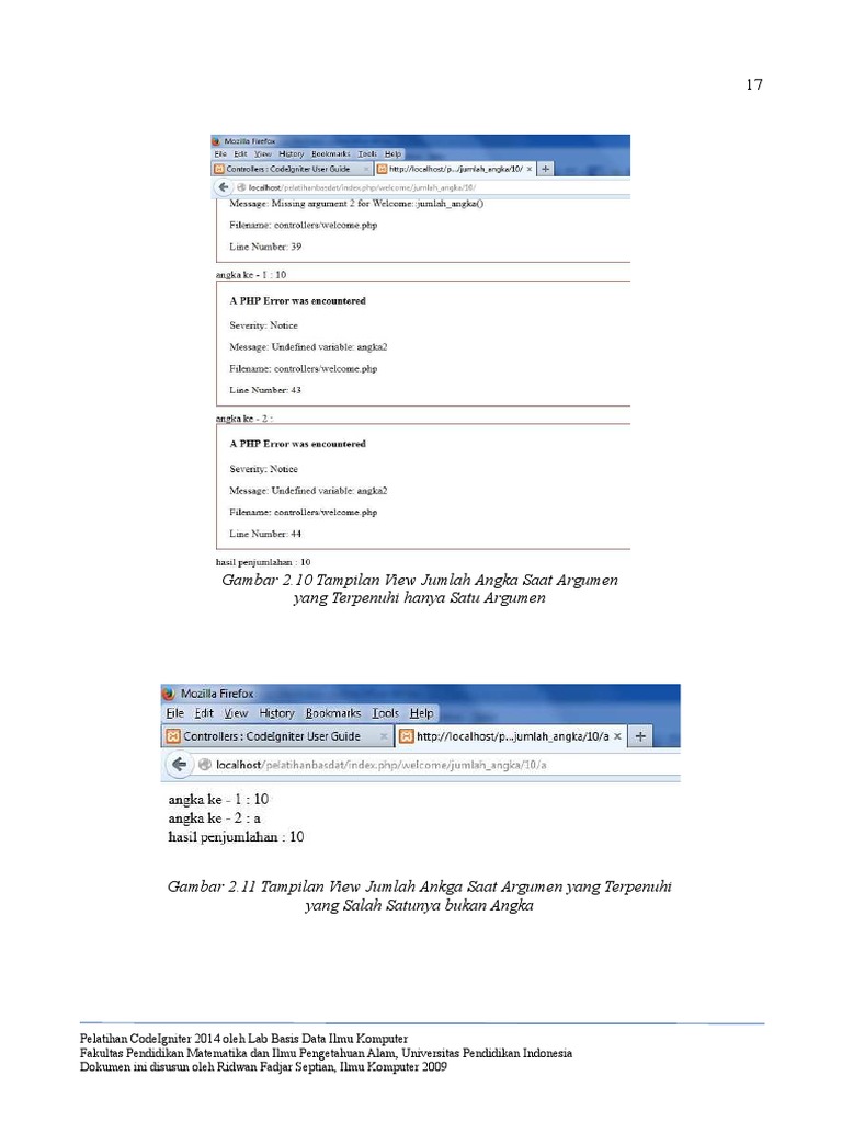 Modul Pelatihan CI CodeIgniter-17-22 | PDF | Komputer