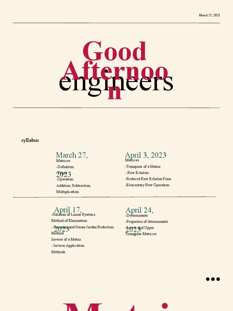 Matrices Pdf Matrix Mathematics Matrix Theory