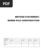 PVD Method Statement | PDF | Drainage | Anchor