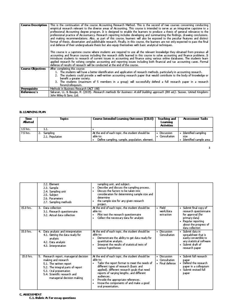 Accountancy Research | PDF | Thesis | Sampling (Statistics)