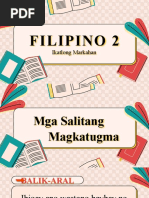 Salitang Magkatugma Worksheet | PDF