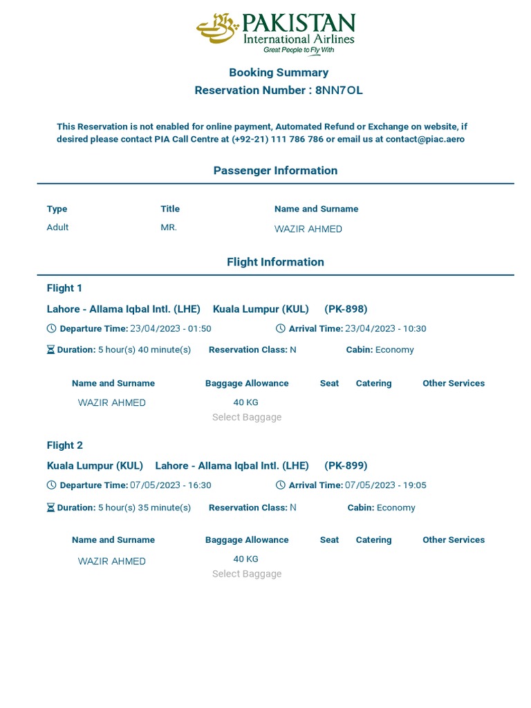 Ticket | PDF | Aviation | Transport