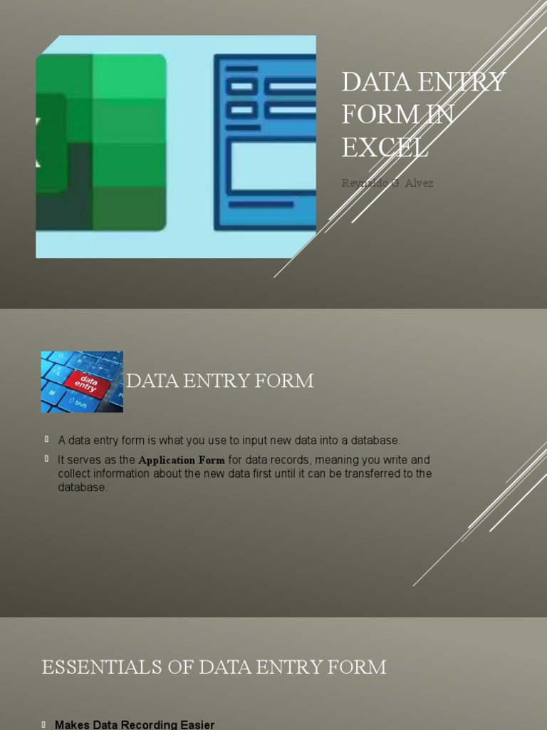 Data Entry Form1 | PDF