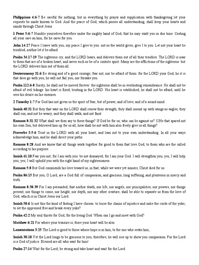 Bible Verses | PDF | Jesus | Gospel Of Matthew
