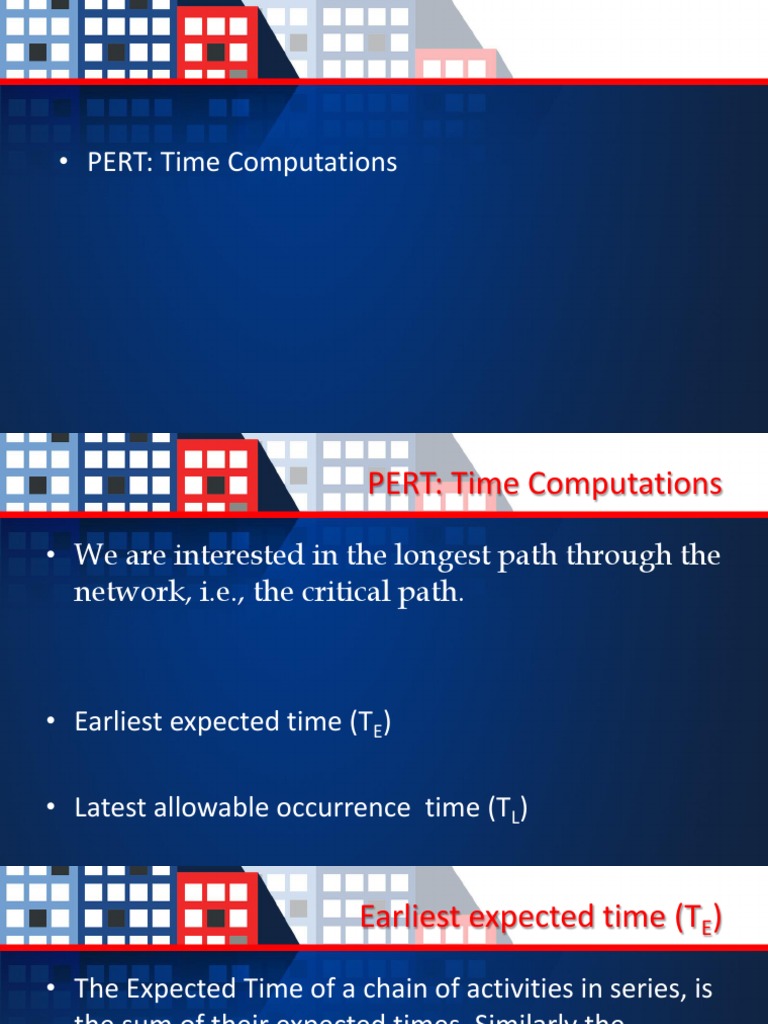 Pert - CPM Time Estimates | PDF | Applied Mathematics | Analysis