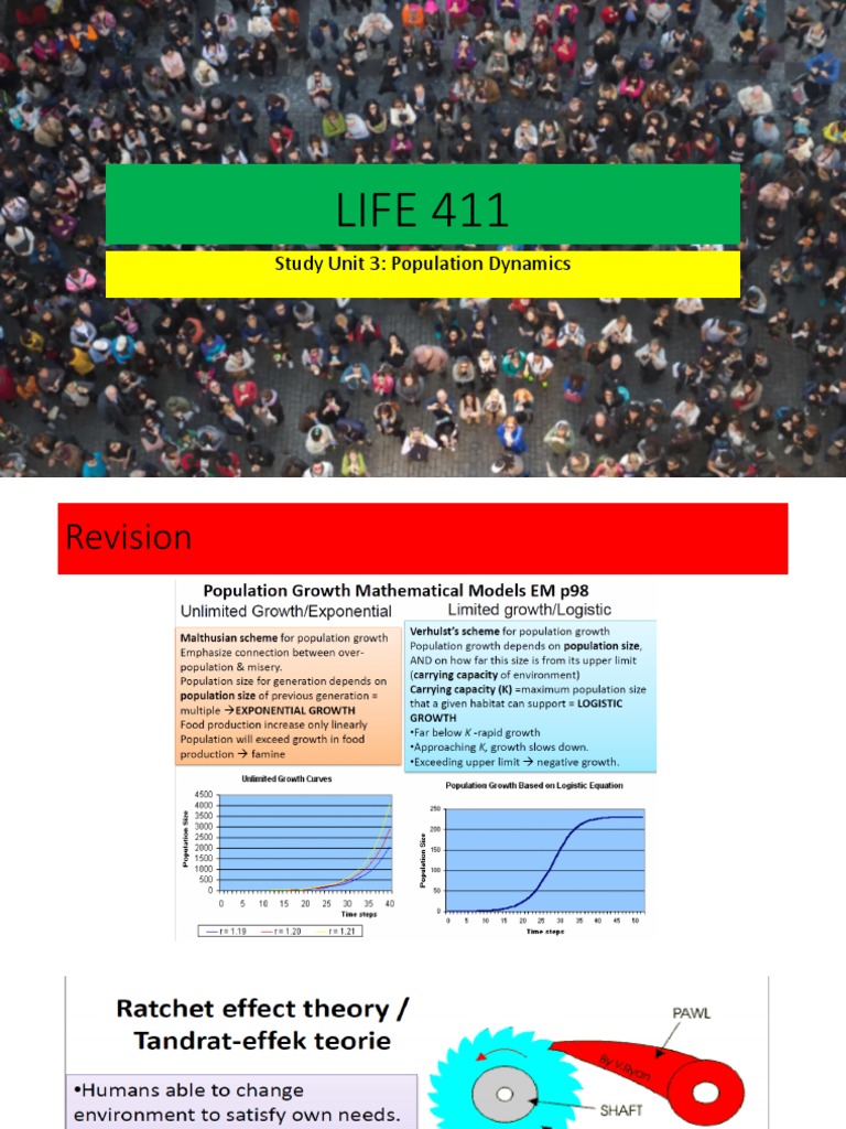 Population Dynamics and Growth Factors | PDF | Logistic Function ...