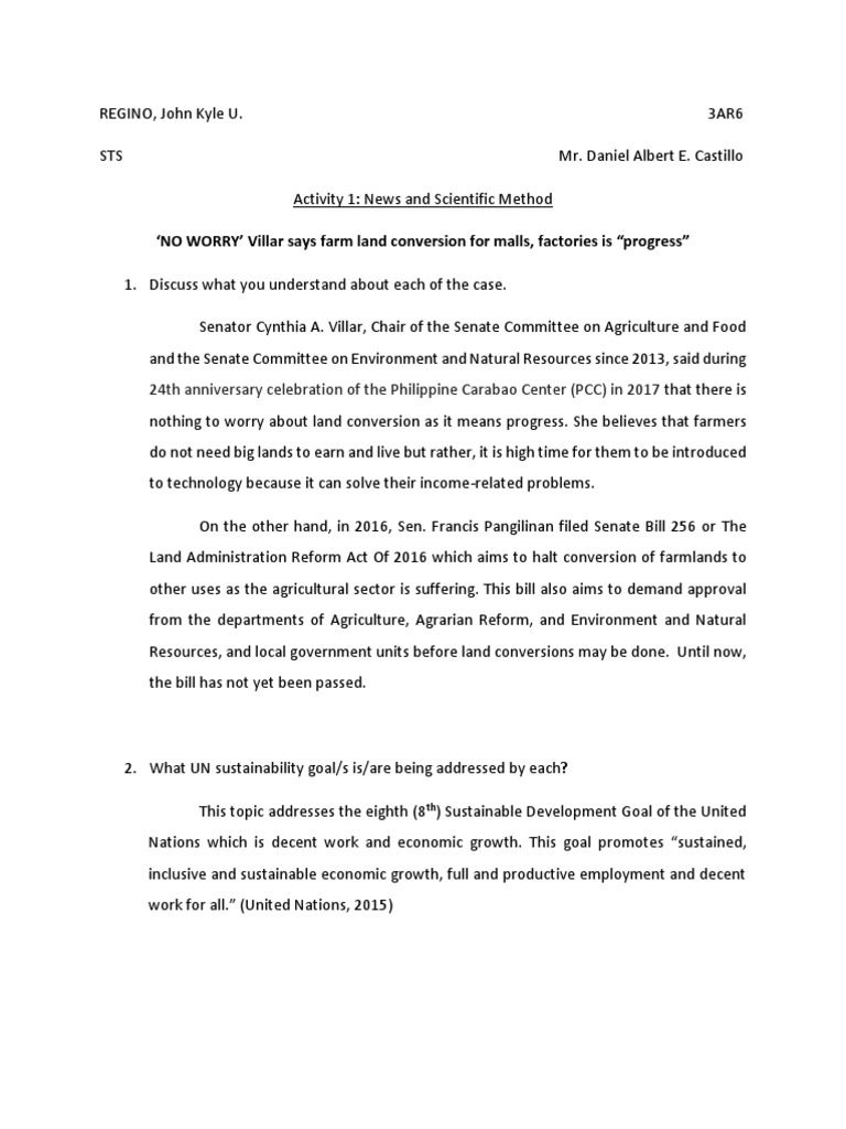 STS - Activity 01 | PDF