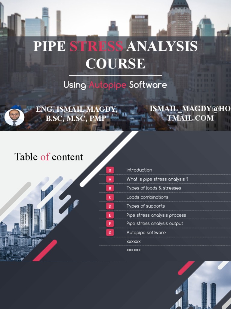 Pipe Stress Analysis - 1 | PDF | Pipe (Fluid Conveyance) | Stress ...