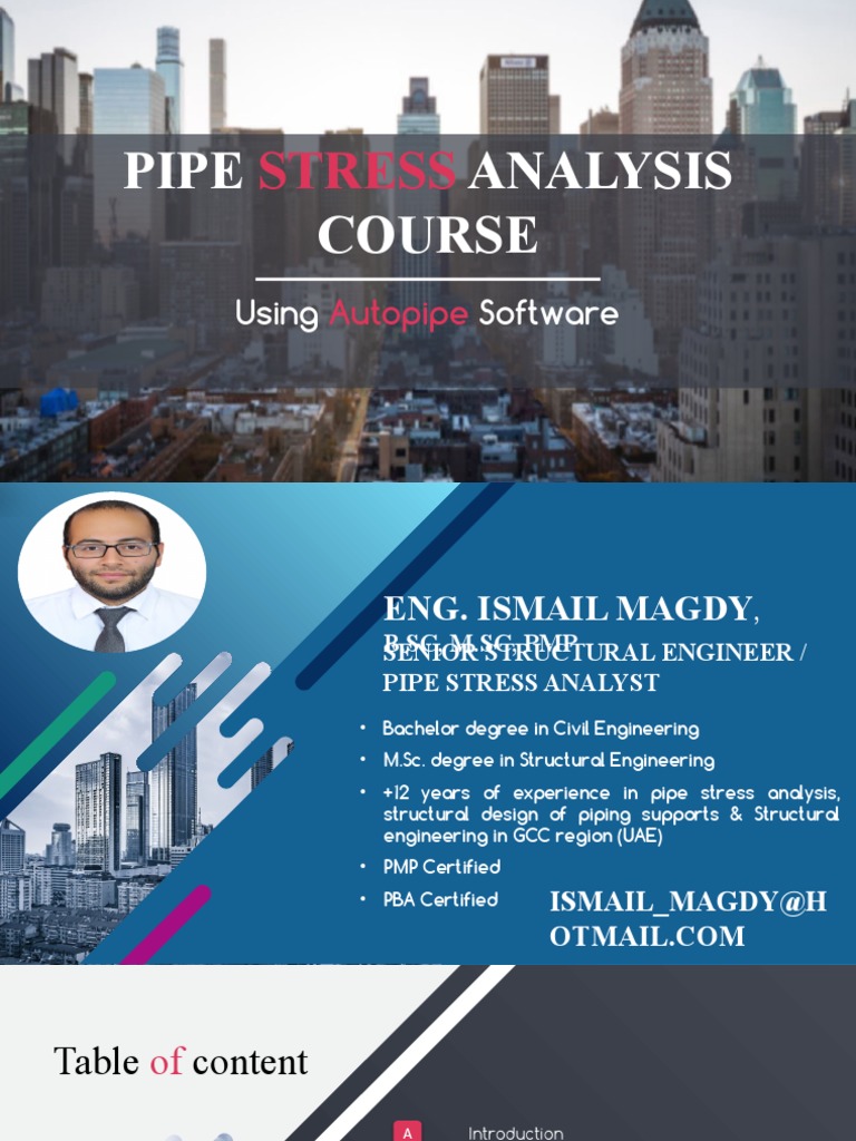 Pipe Stress Analysis - 5 | PDF | Stress (Mechanics) | Pipe (Fluid Conveyance)