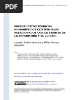 Teoría Humanística de Paterson y Zderad | PDF | Enfermería