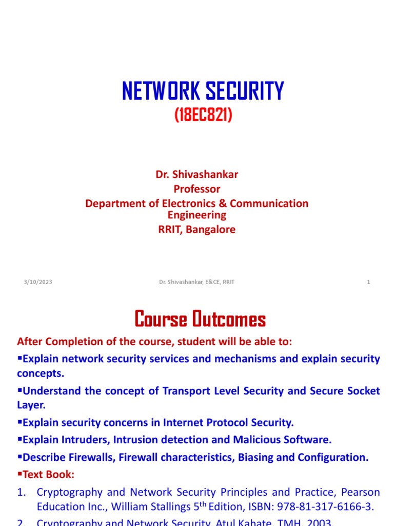 Networksecurity Module1 230310102536 62b3b3bf | PDF | Information Security | Computer Virus
