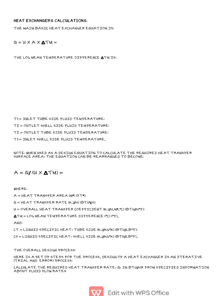 Heat Exchanger Design Guide | PDF