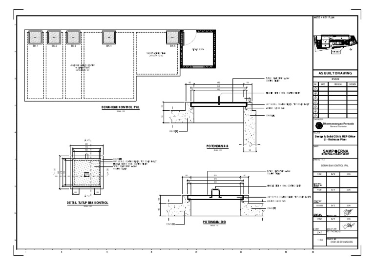 01001-05 DP-HMS-KRS Denah Bak Kontrol IPAL | PDF