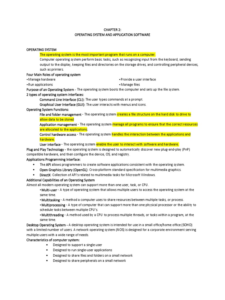 Chapter 2 | PDF | Operating System | Graphical User Interfaces