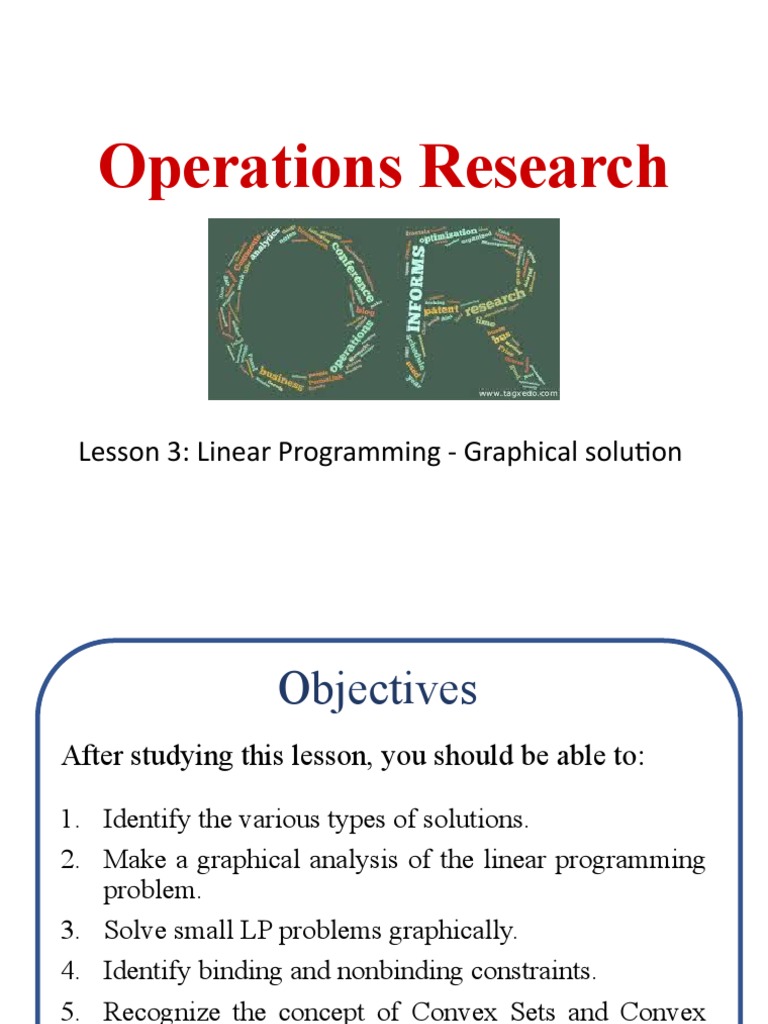 Lesson 3 Pdf Mathematical Optimization Linear Programming