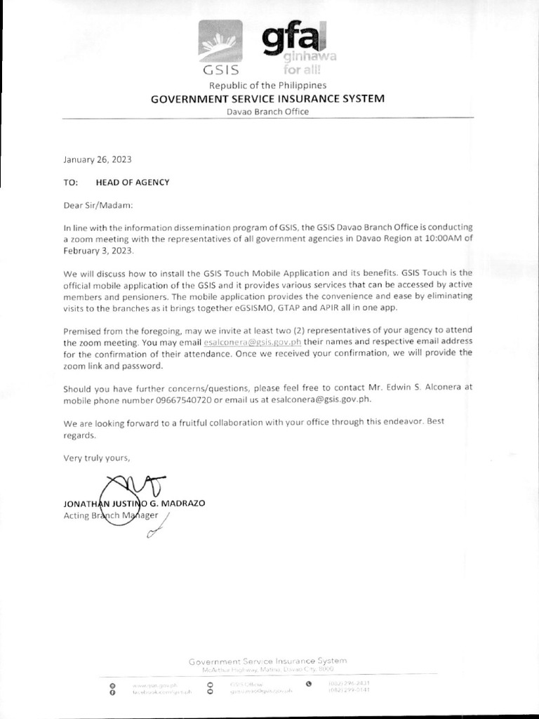 Invitation Letter | PDF