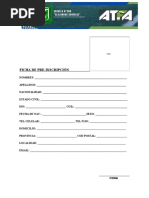 Formulario de Casting Actoral | PDF