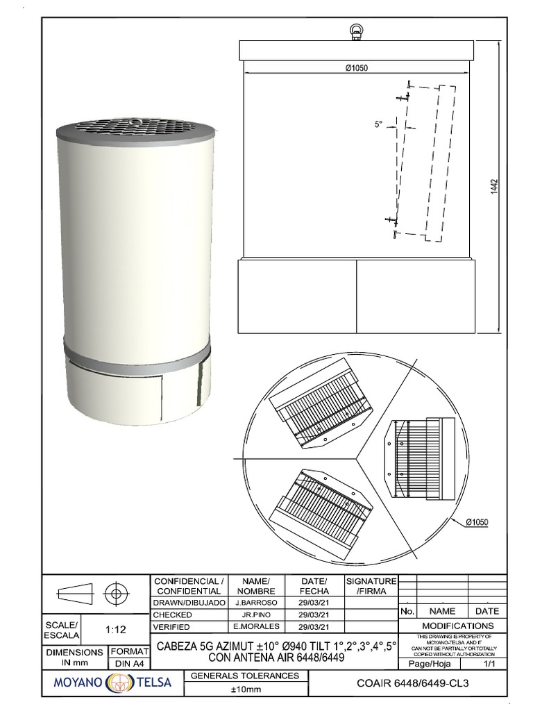 COAIR 6488-6449-AZ 10º TILT 5º CL3 | PDF