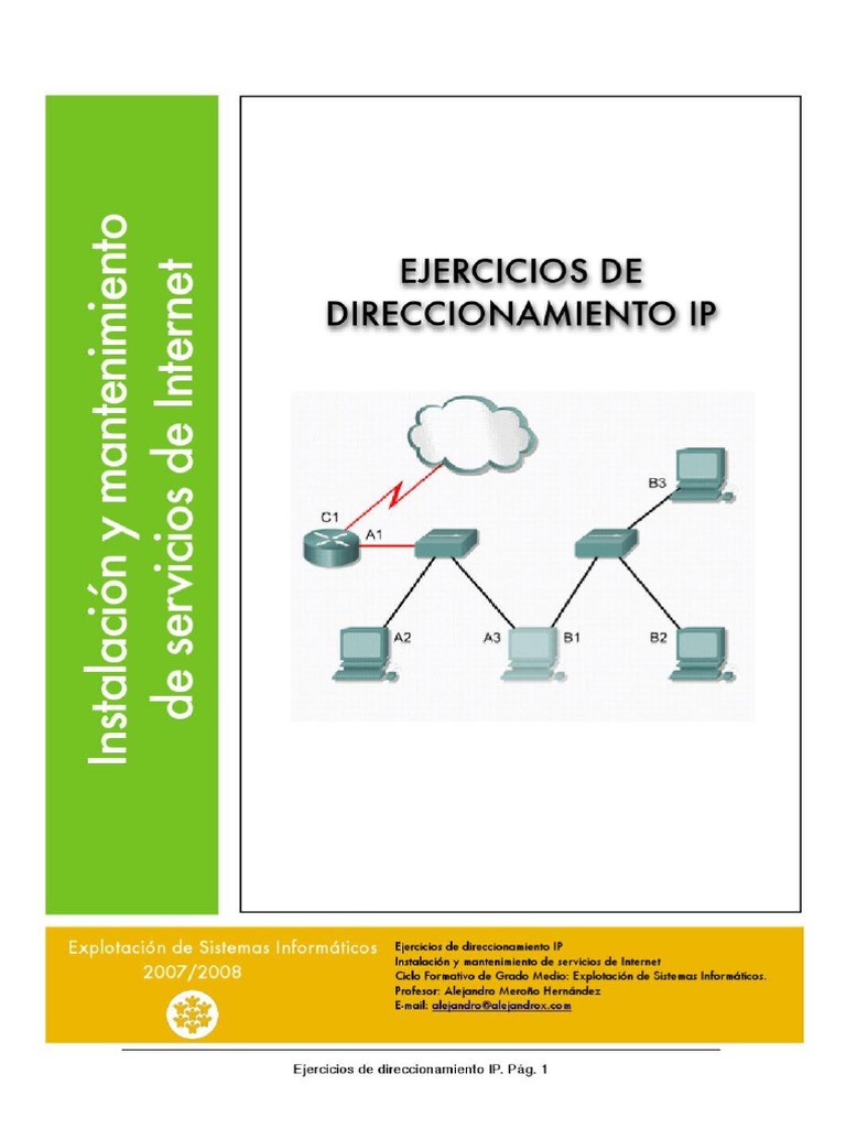 Actividad 7.0. Direccionamiento IP | PDF