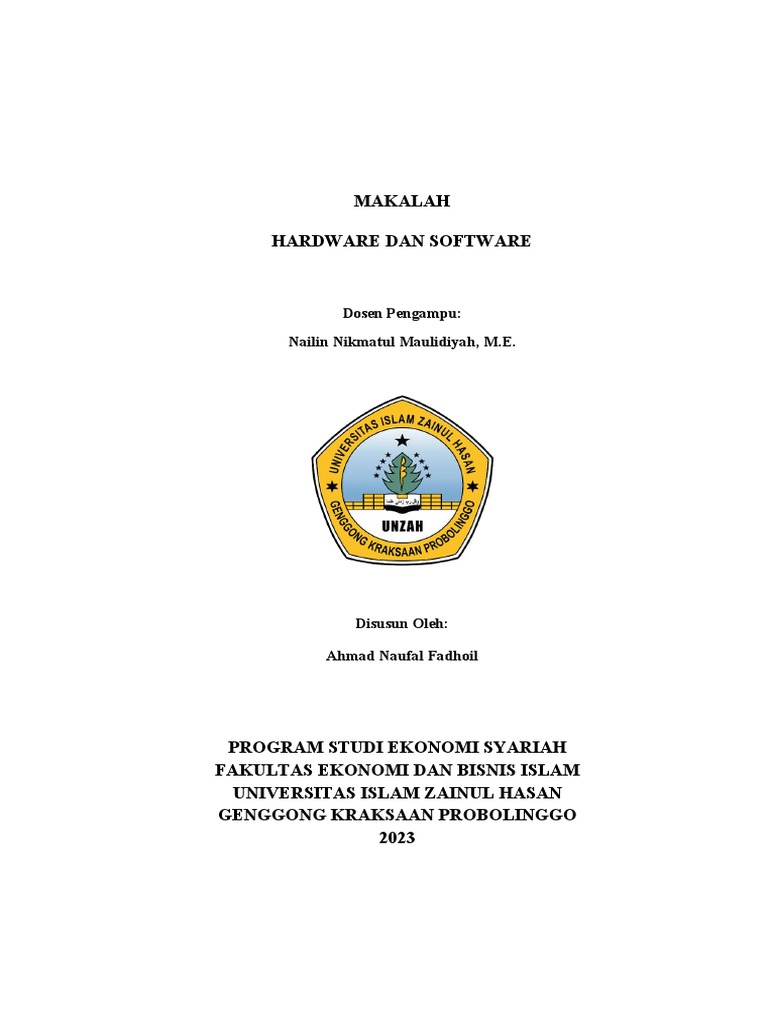 Hardware Dan Software | PDF