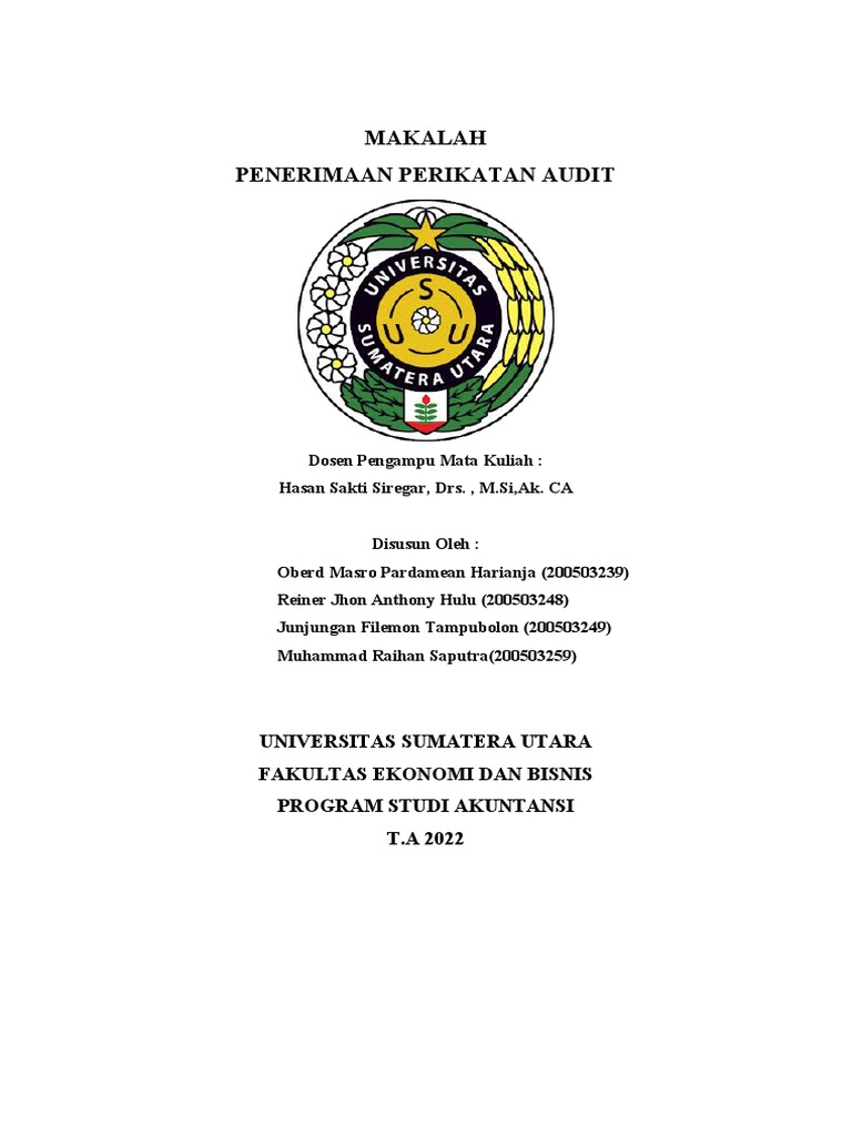 Makalah Penerimaan Perikatan Audit | PDF