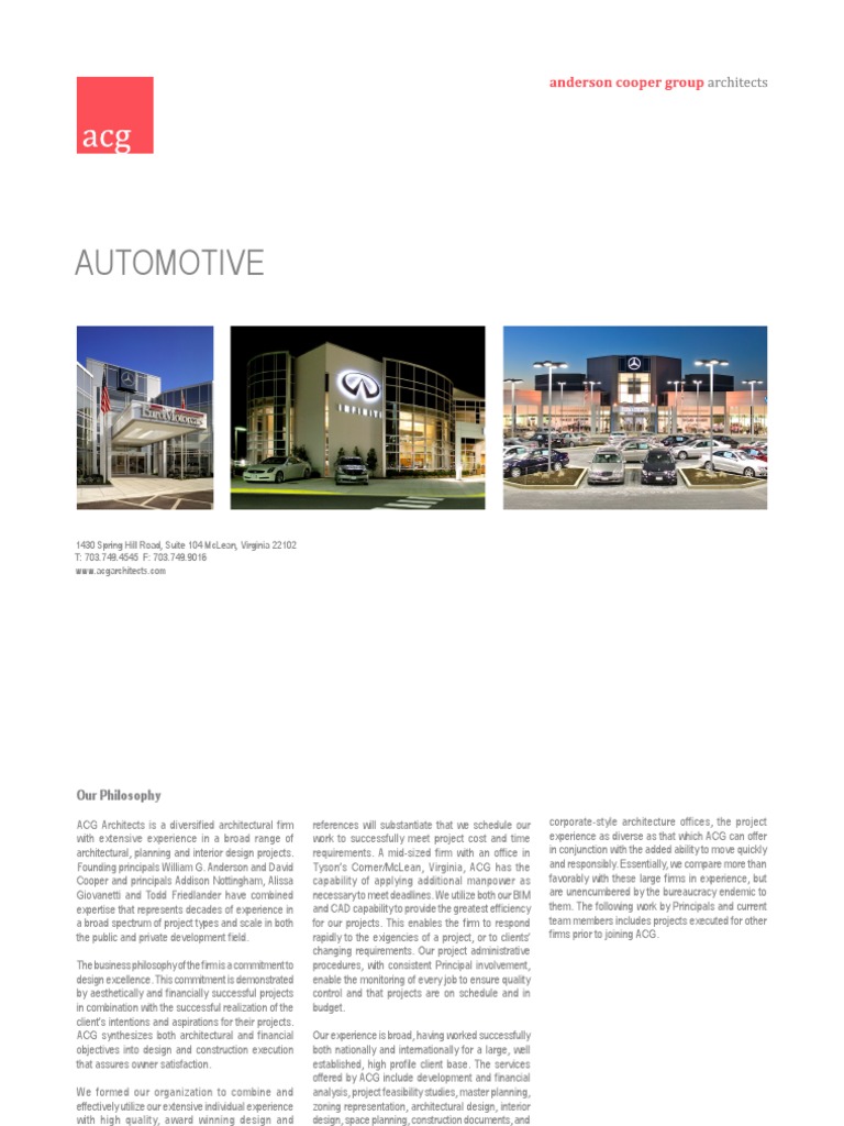 AUTOMOTIVE SHOWROOM AND SERVICE CENTER DESIGN | PDF | Car Dealership ...