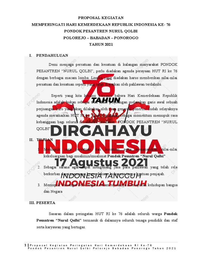 LPJ 17 Agustus | PDF