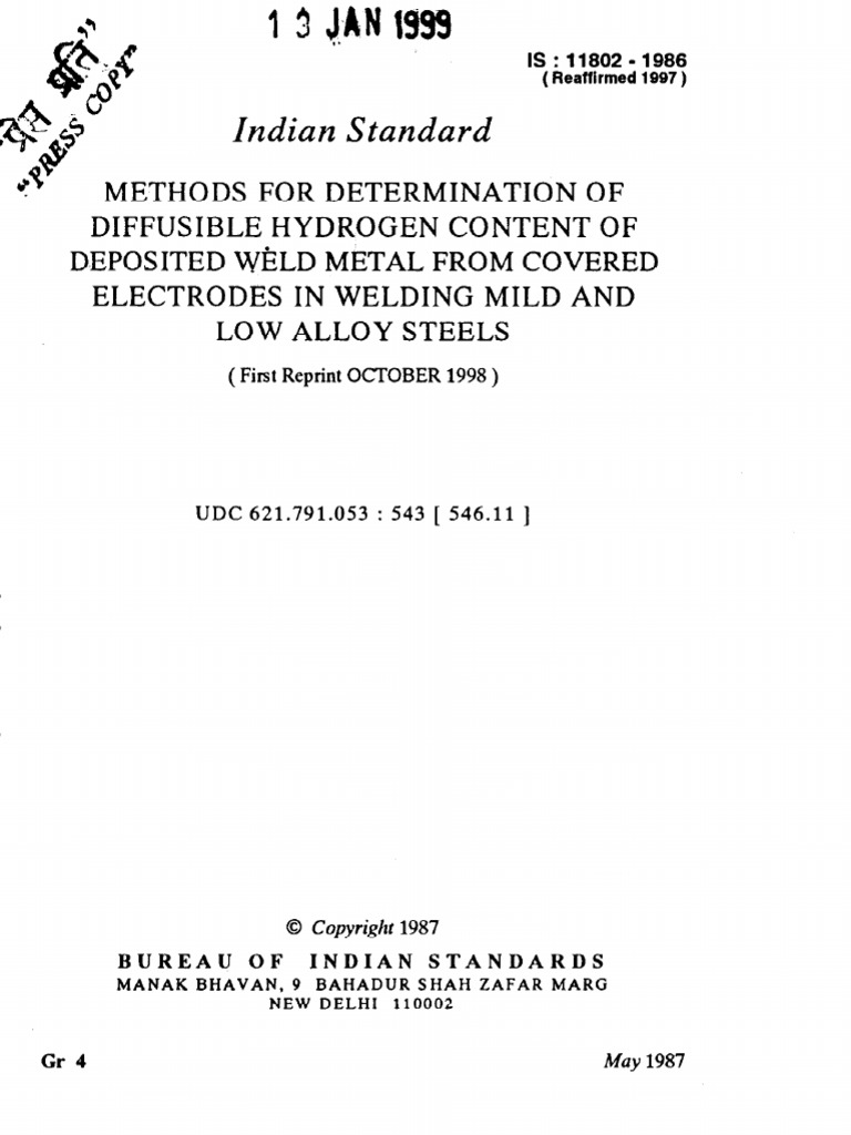 Indian Standard | PDF