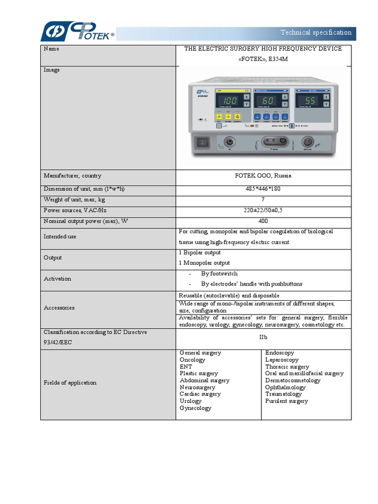 Technical Specification E354М | PDF | High Voltage Direct Current | Electricity