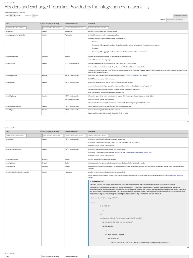 Headers and Propeties | Download Free PDF | Hypertext Transfer Protocol | Uniform Resource ...