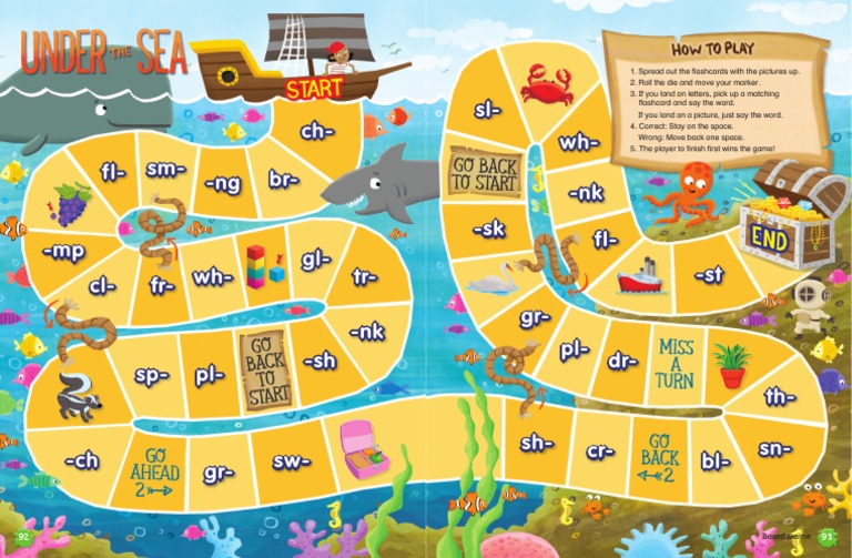 Bricks Phonics - L4 - Activity - Board Game | PDF