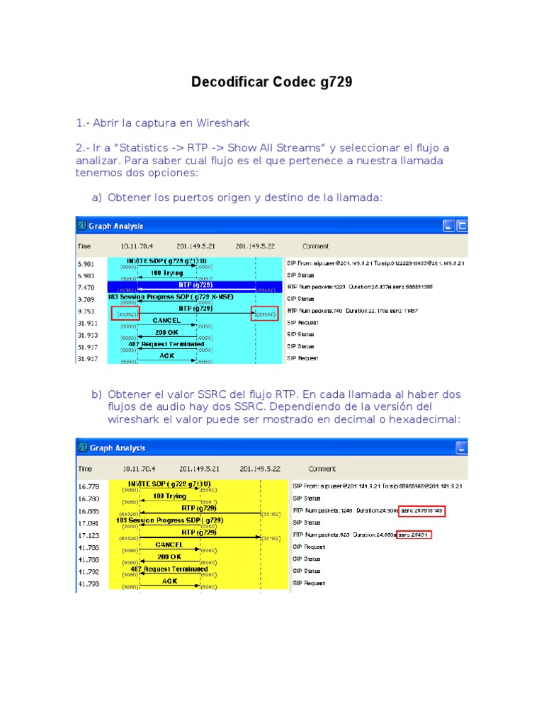 Decodificar Codec g729 | PDF | Negocios | Informática