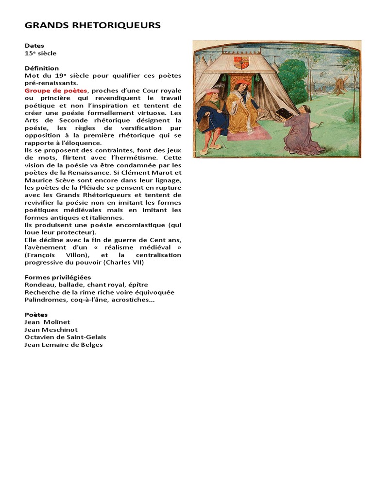 Mouvements Artistiques | PDF | Littérature française
