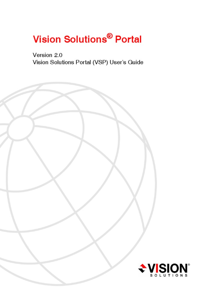 Vision Solutions Portal (VSP) User's Guide | PDF | Http Cookie | Icon ...