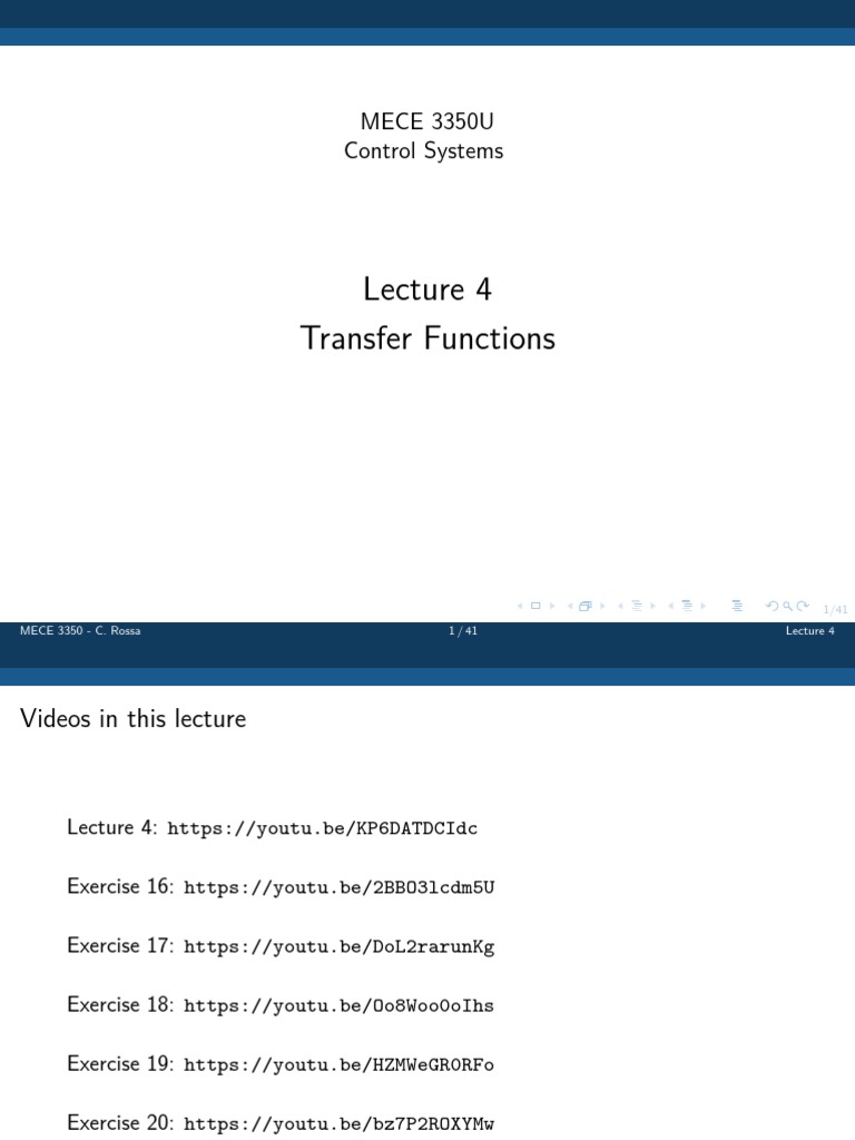 Lecture 4 | PDF | Electrical Engineering | Physical Quantities
