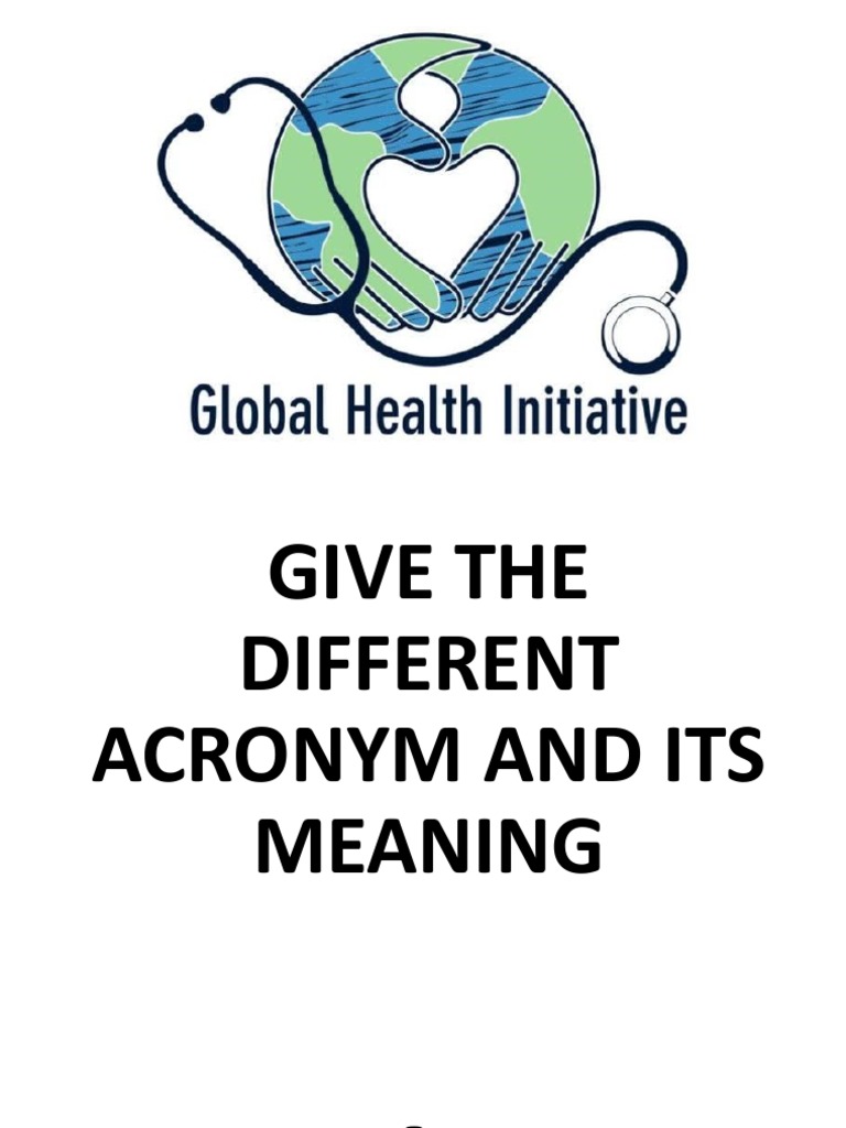 Global Health Initiatives | PDF | Tuberculosis | Malaria