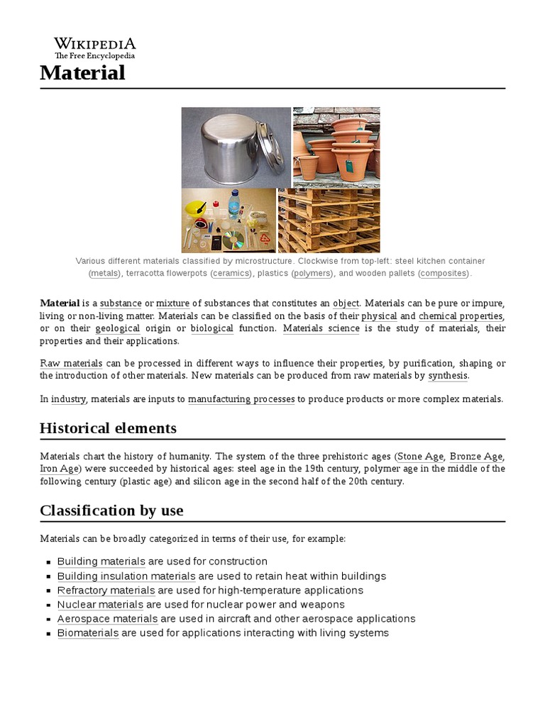 Classifying Materials by Microstructure and Properties | PDF ...