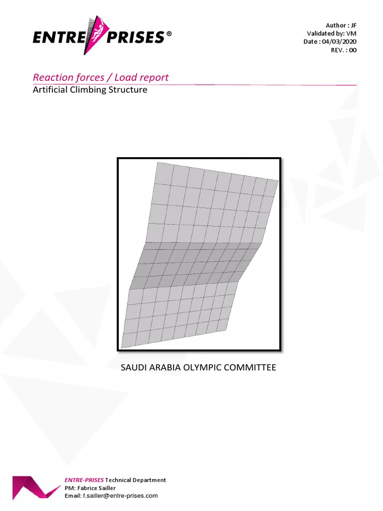 Reaction Forces - Load Report | PDF | Mechanical Engineering | Mechanics