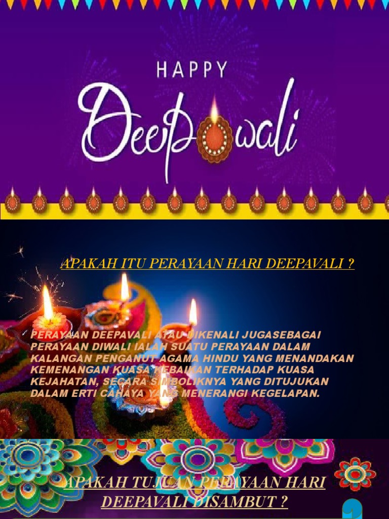 Perayaan Hari Deepavali | PDF | Kesehatan Holistik | Agama & Spiritualitas