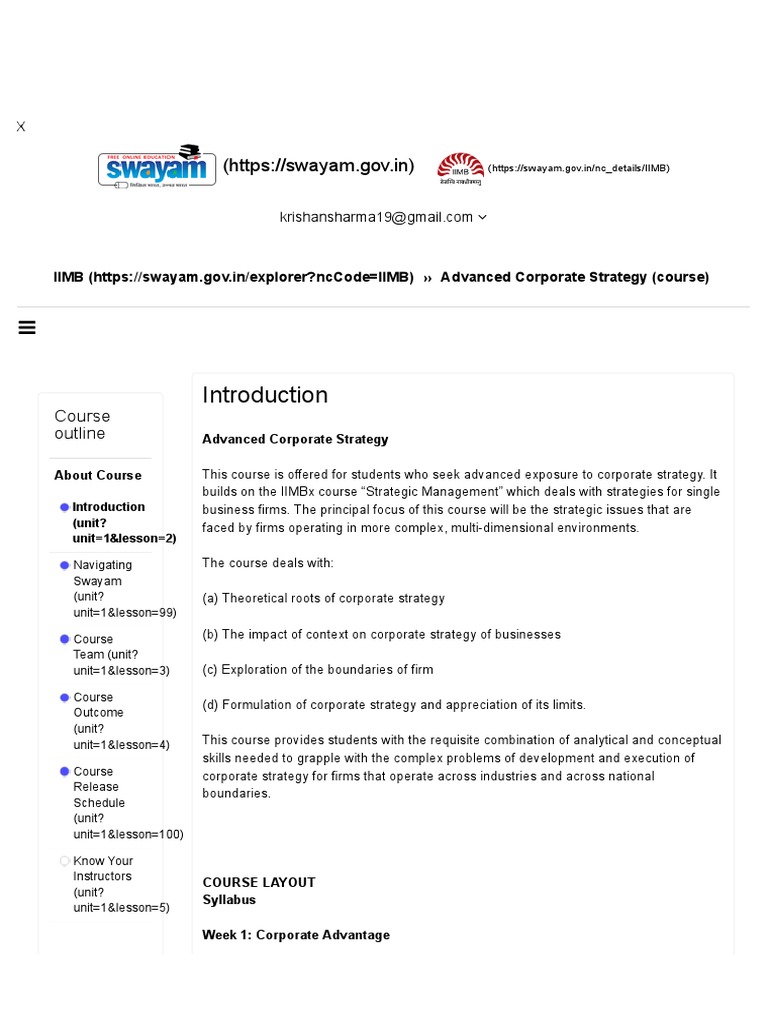 Advance Corporate Strategy | PDF | Strategic Management ...