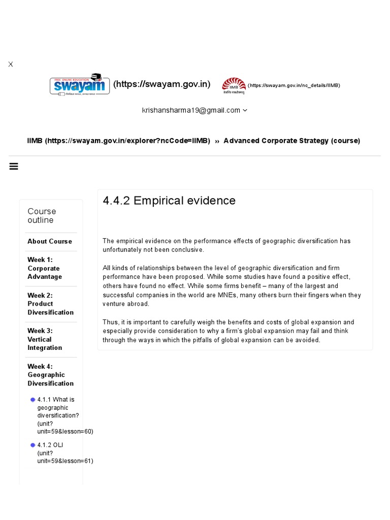 Advance Corporate Strategy | PDF