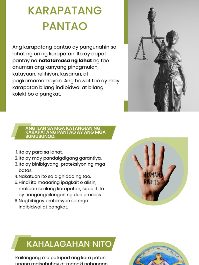 Karapatang Pantao | PDF