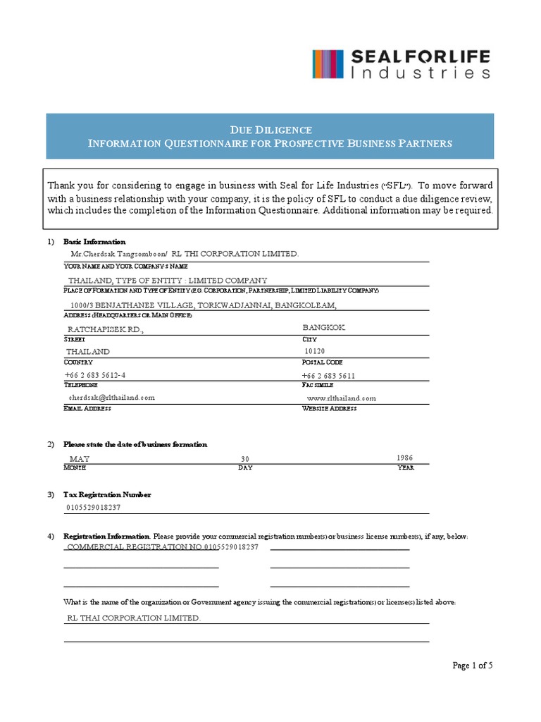 SFL Anti-Corruption Policy DDQ52 | PDF | Employment | Nolo Contendere
